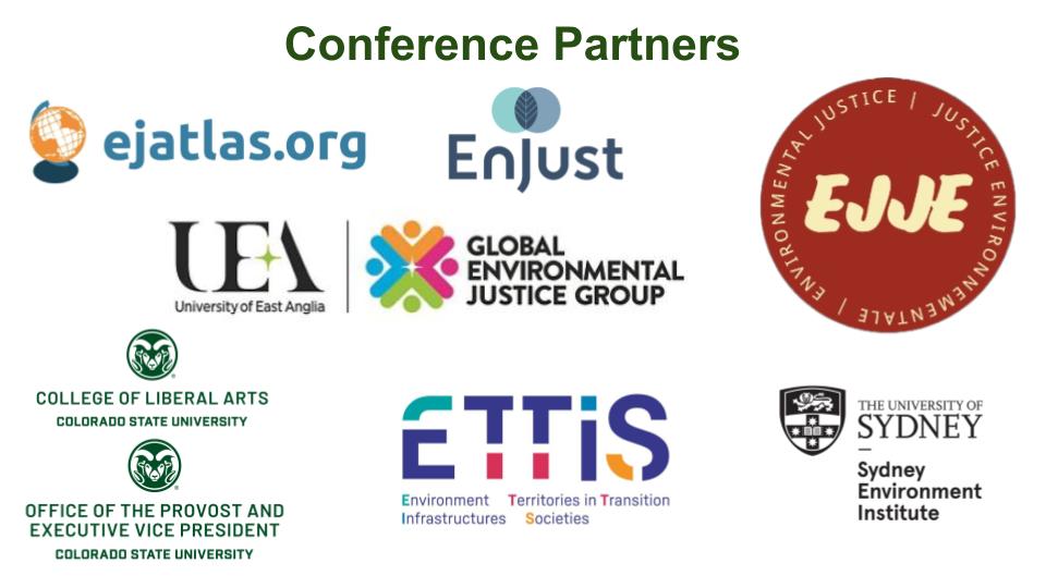 Global Environmental Justice Conference 2026 - Center for Environmental ...
