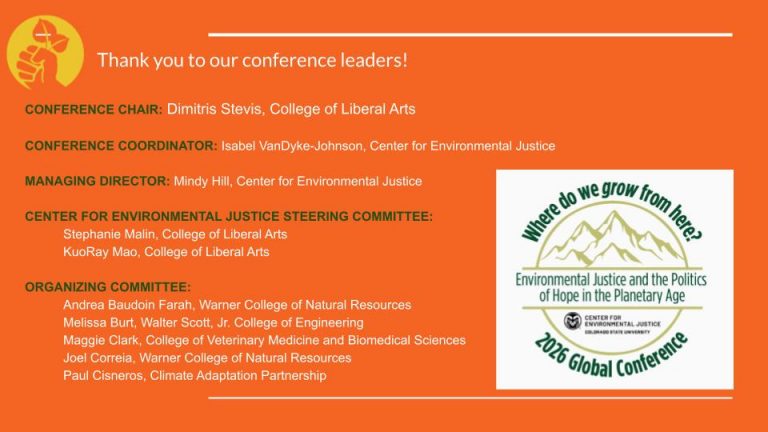 Global Environmental Justice Conference 2026 - Center for Environmental ...
